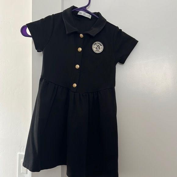 Zara | Dresses | Zara Girls Uniform Dress In Black Nwot | Poshmark